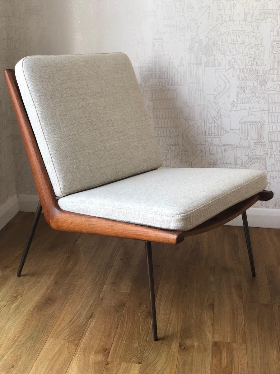 1950s FD134 Danish Teak Boomerang Chair by France & Søn – retro living uk