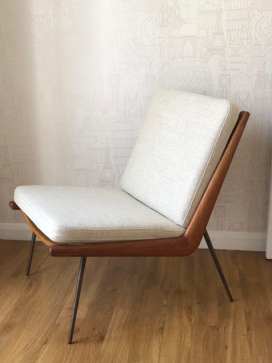 1950s FD134 Danish Teak Boomerang Chair by France & Søn – retro living uk