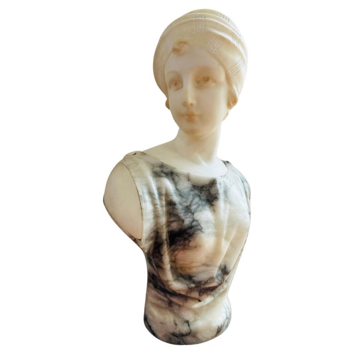 Circa. 1890 Italian Marble Female Bust By Guglielmo Pugi – retro living uk