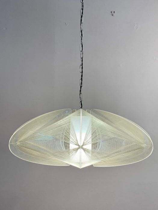 1970s Nylon and Perspex Ceiling Lamp by Paul Secon – retro living uk