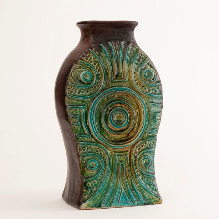1970s West German Fat Lava Carstens Tonnieshof Floor Vase 1970s West German Fat Lava Carstens Tonnieshof Floor Vase