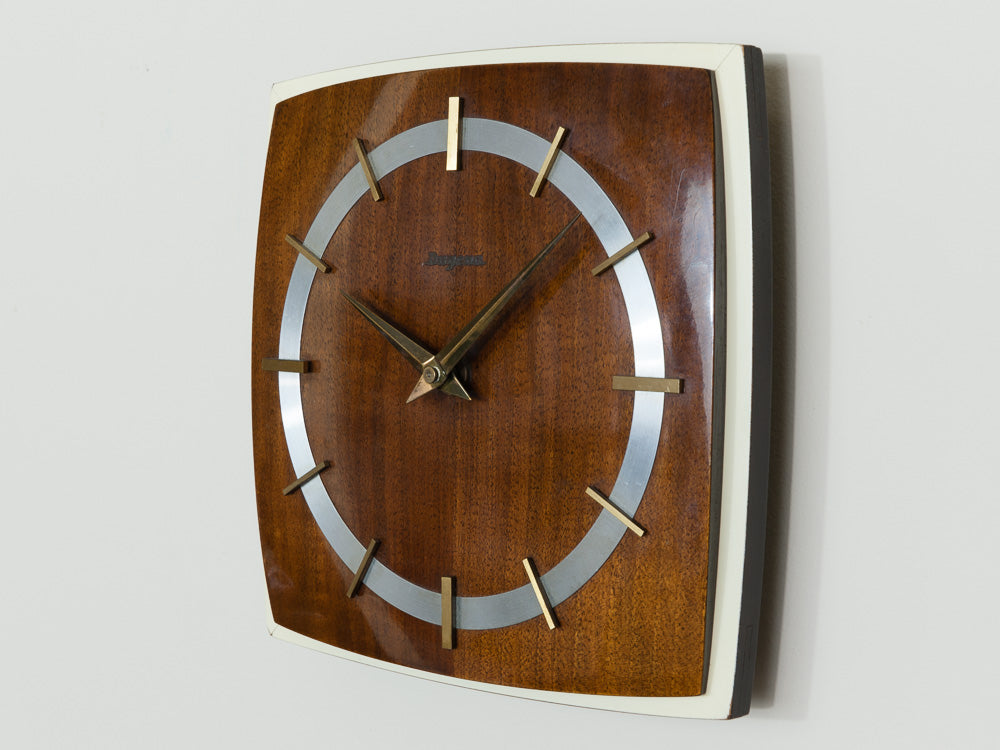 Midcentury Modern Dugena German Wall Clock – retro living uk