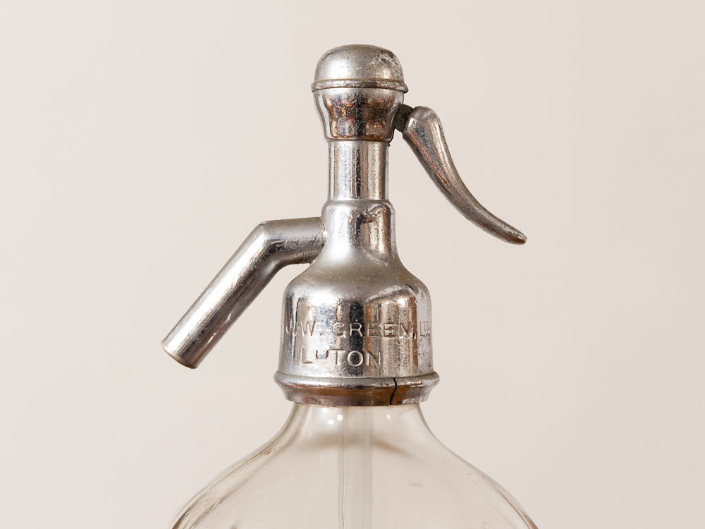 J.W. Green Ltd of Luton Decorative Glass Soda Syphon – retro living uk