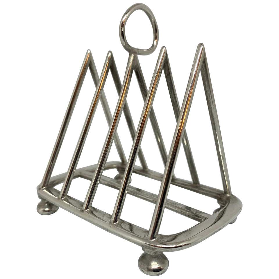Circa 1900 Walker & Hall Silver Plate Toast Rack – retro living uk
